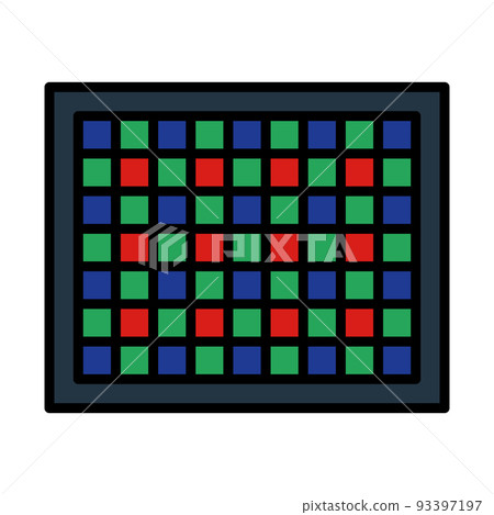 Icon Of Photo Camera Sensor - Stock Illustration [93397197] - PIXTA