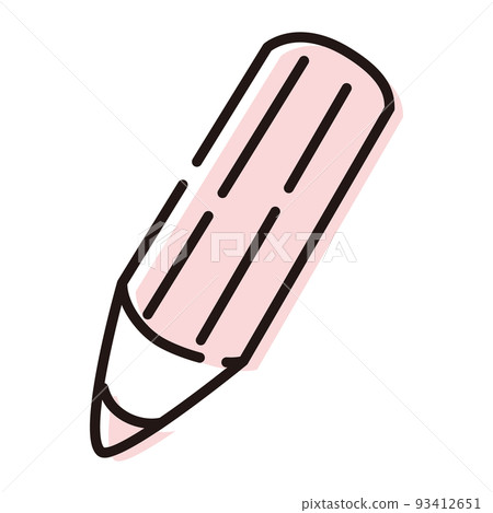 Simple pencil illustration - Stock Illustration [93412651] - PIXTA