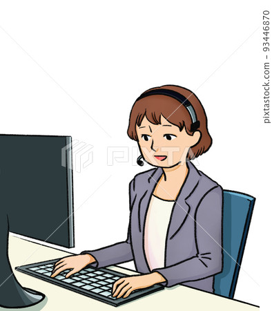 Operator women - Stock Illustration [93446870] - PIXTA
