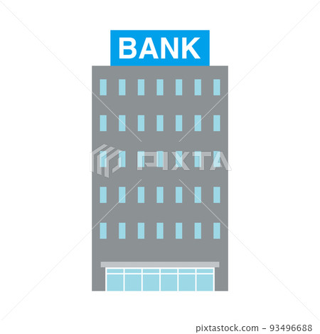 Bank front view - Stock Illustration [93496688] - PIXTA