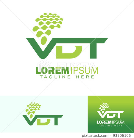 VDT Monogram Initial Logo Sign - Stock Illustration [93506106] - PIXTA