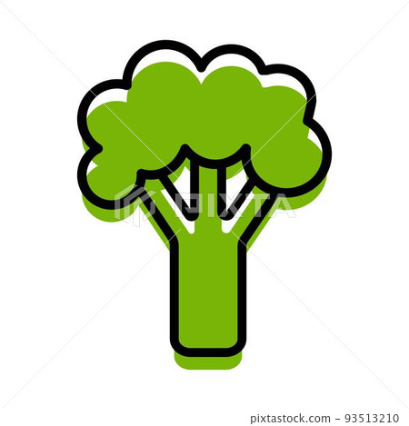 Broccoli icon. Healthy food. Linear vector... - Stock Illustration [93513210] - PIXTA