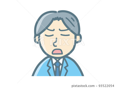 Office worker bust up icon - Stock Illustration [93522054] - PIXTA