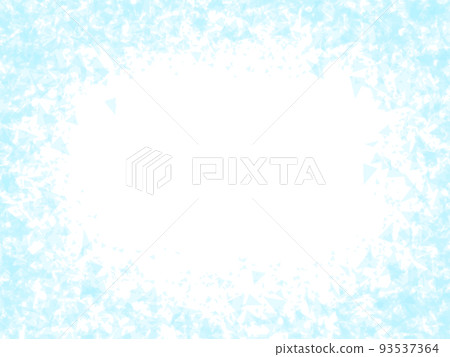 Light blue sparkling corner frame 4:3 - Stock Illustration [93537364 ...