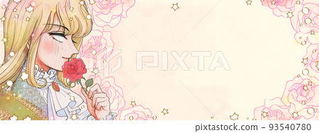 shocking! Banner of a beautiful aristocrat who... - Stock Illustration ...