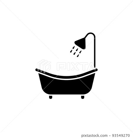 Illustration Vector graphic of bath tub icon - Stock Illustration ...