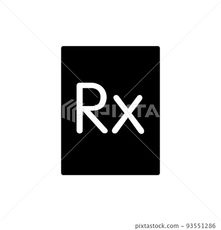 Illustration Vector graphic of Rx icon - Stock Illustration [93551286 ...