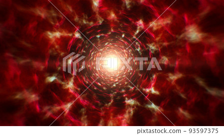 Grunge Red Energy Dimensional Portal Effect - Stock Illustration ...