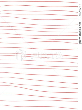 Texture with red pencil lines - Stock Illustration [93624765] - PIXTA