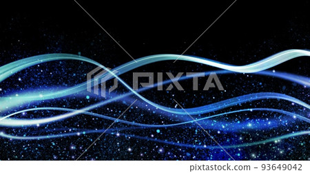 Soft fluttering light line technology black... - Stock Illustration ...