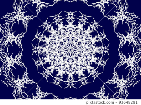 Lace-like pattern Slightly protruding version... - Stock Illustration ...
