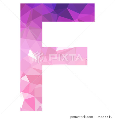 Abstract trend polygon letter F logo design... - Stock Illustration ...