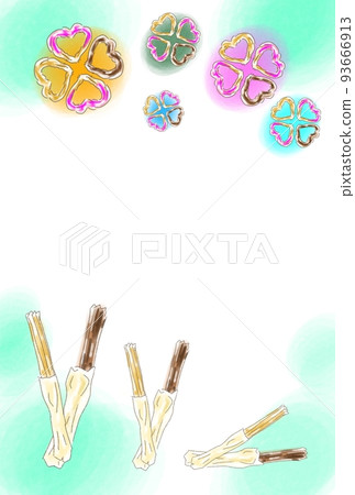 churros flower - Stock Illustration [93666913] - PIXTA