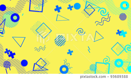 Motion graphics with popping shapes - Stock Illustration [93689388] - PIXTA