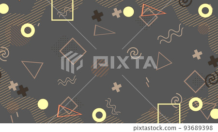 Motion graphics with popping shapes - Stock Illustration [93689398] - PIXTA