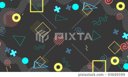 Motion graphics with popping shapes - Stock Illustration [93689399] - PIXTA