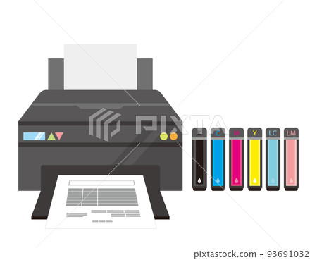 Printer ink cartridge vector illustration - Stock Illustration ...