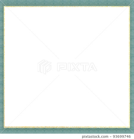 Square transparent antique frame background green - Stock Illustration ...