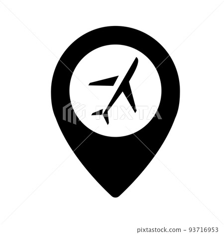airplane mark icon - Stock Illustration [93716953] - PIXTA