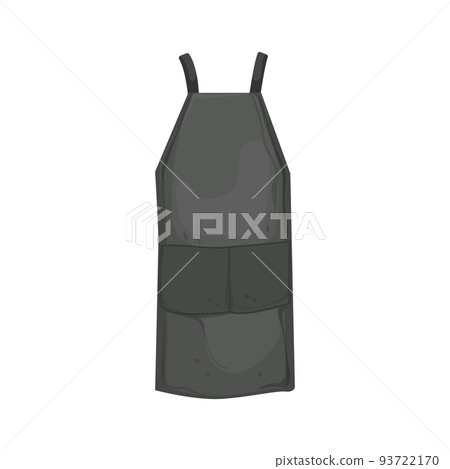 food kitchen apron cartoon vector illustration - Stock Illustration ...