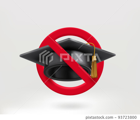 No graduation and education concept with... - Stock Illustration ...
