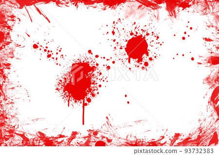 Frame background with red ink splatters. image... - Stock Illustration ...