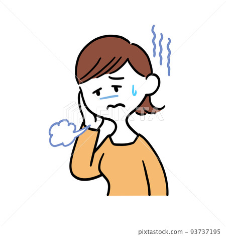 lazy and heavy woman - Stock Illustration [93737195] - PIXTA