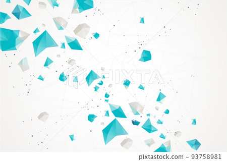 Abstract polygonal vector background with... - Stock Illustration [93758981] - PIXTA
