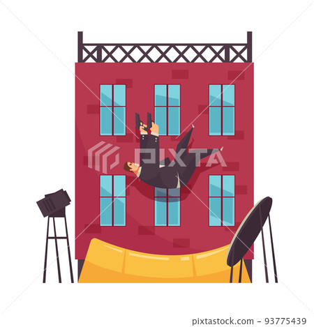 Cartoon Film Shooting - Stock Illustration [93775439] - PIXTA