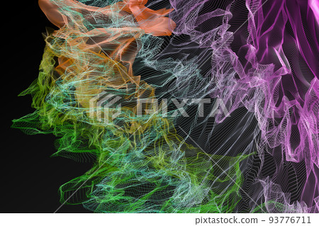 An image of a spider web. futuristic image.... - Stock Illustration ...