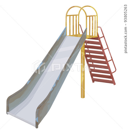 Illustration of a rusty slide - Stock Illustration [93805263] - PIXTA