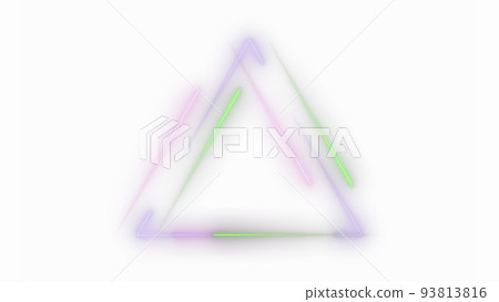 CG triangle light spots and light trails on a... - Stock Illustration ...