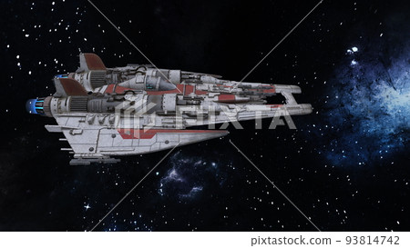 Spaceship - Stock Illustration [93814742] - PIXTA
