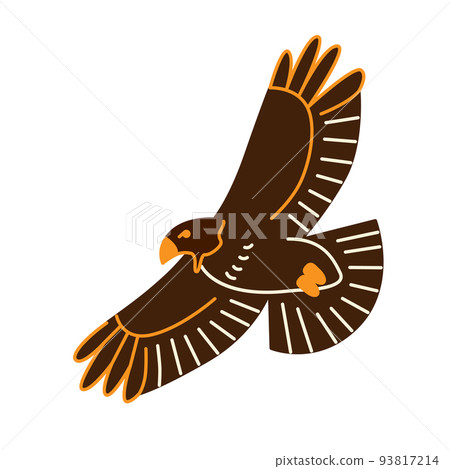 Vector illustration of a falcon. - Stock Illustration [93817214] - PIXTA