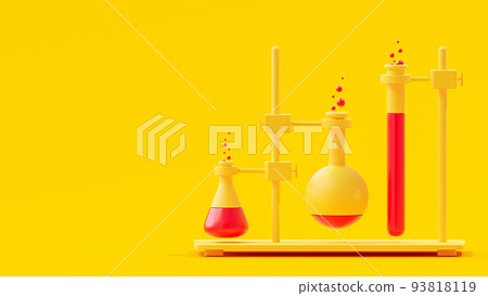 Scientific Equipment or glassware mock-up. Test... - Stock Illustration ...