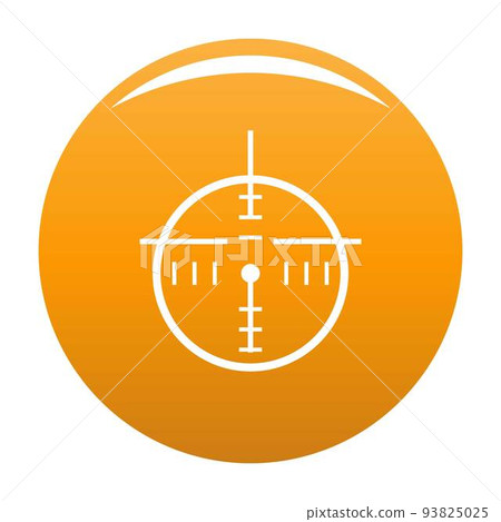 Police radar icon vector orange - Stock Illustration [93825025] - PIXTA