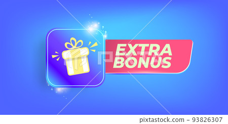 vector extra bonus horizontal banner design... - Stock Illustration ...