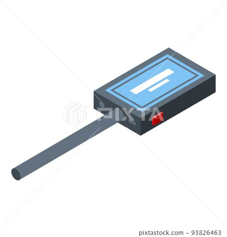 Metal detector icon, isometric style - Stock Illustration [93826463 ...