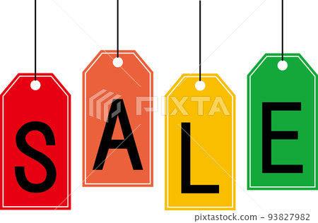 Illustration of a simple sale tag - Stock Illustration [93827982] - PIXTA