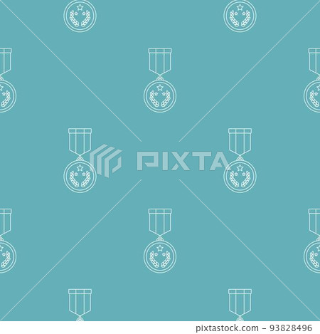 Medal pattern vector seamless - Stock Illustration [93828496] - PIXTA