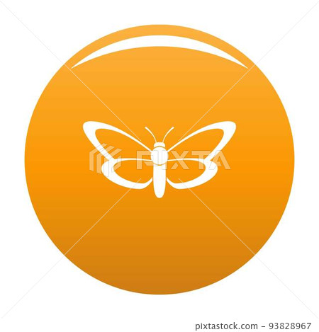 Nice butterfly icon vector orange-插圖素材 [93828967] - PIXTA圖庫
