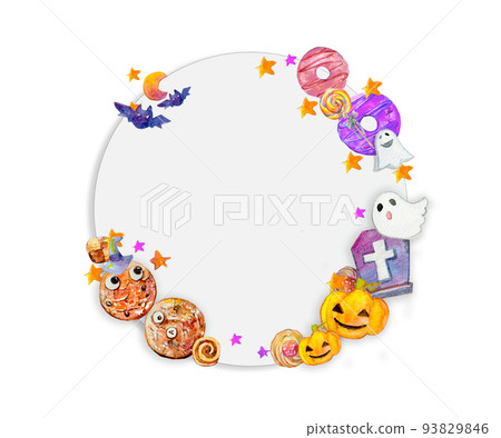 halloween round frame - Stock Illustration [93829846] - PIXTA