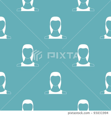 Female avatar pattern vector seamless - Stock Illustration [93831994 ...