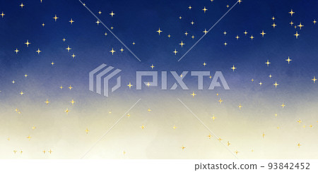 Background material_watercolor texture_night sky - Stock Illustration ...
