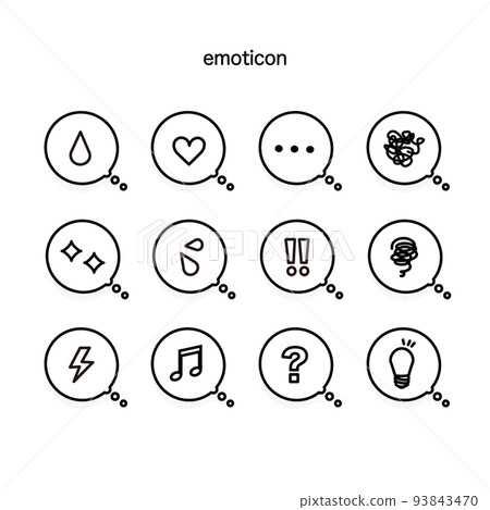 Emotion icon - Stock Illustration [93843470] - PIXTA