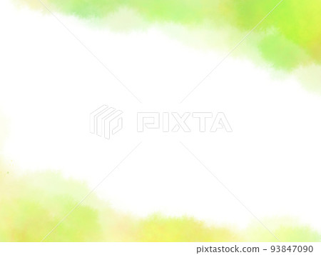 beautiful green watercolor frame background... - Stock Illustration ...