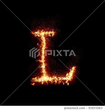 L Letter In Fire