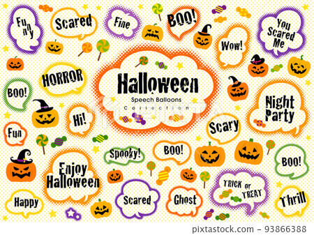 Halloween speech bubble set - Stock Illustration [93866388] - PIXTA