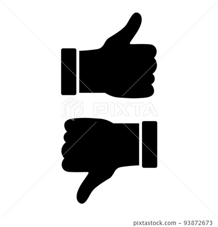 Like, not good icon set - Stock Illustration [93872673] - PIXTA