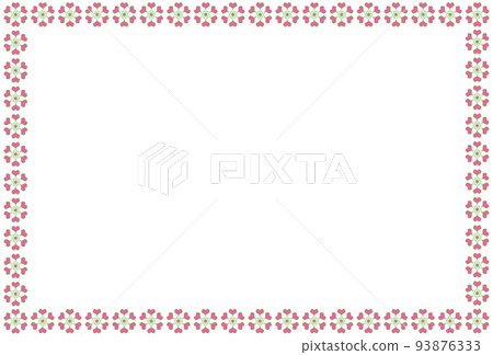 small floral frame - Stock Illustration [93876333] - PIXTA